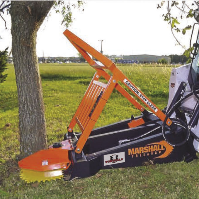 Self-propelled rotating tree saw - Marshall - Tortella srl - hydraulic