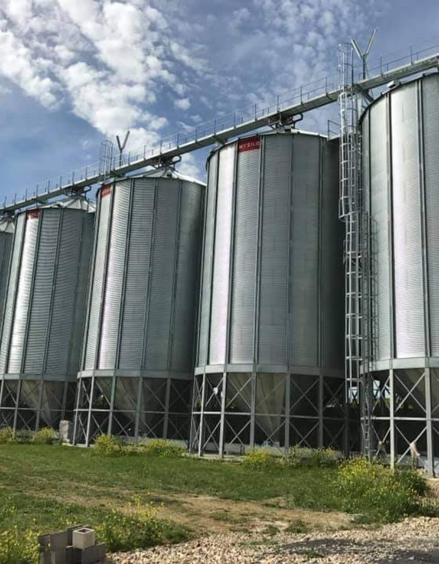 Grain silo - Tout Pour Le Grain - metal / cone-bottom