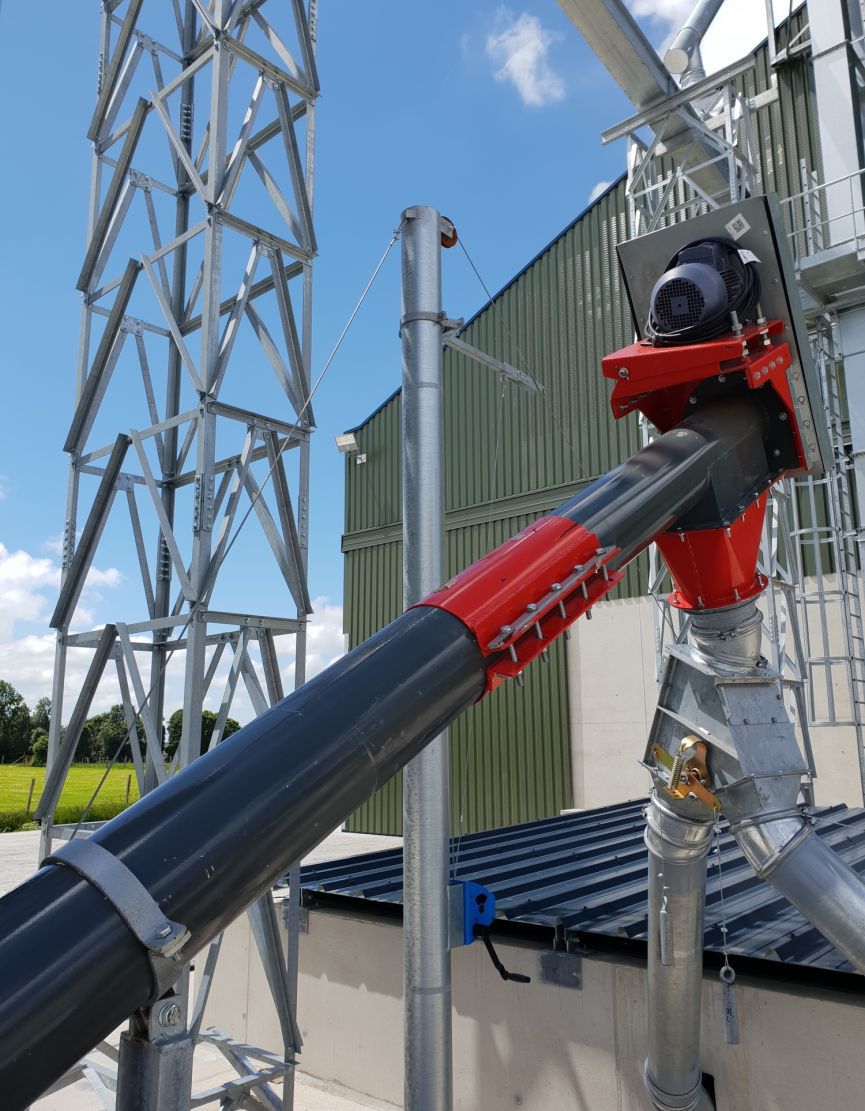 Grain conveyor - Tout Pour Le Grain - screw / inclined