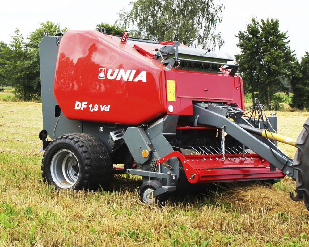 Round baler - DF 1,8 D / 1,8 DD - Unia - fixed chamber / silage / large
