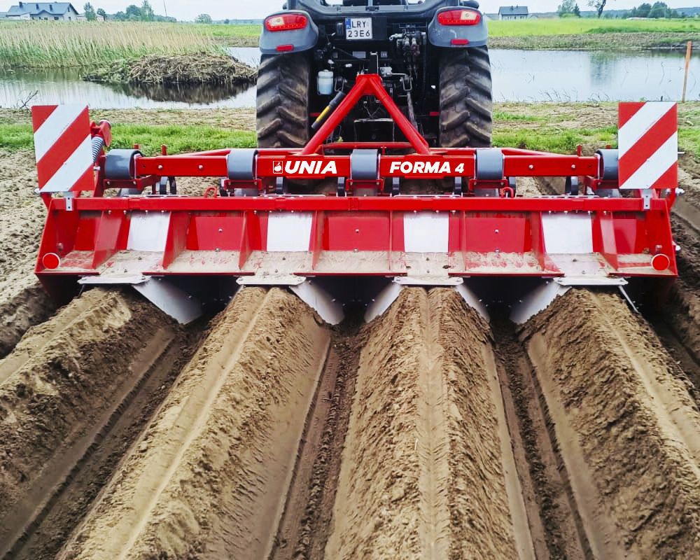 Potato ridger - FORMA 2 / 4 - Unia - 2-row / 4-row / mouldboard