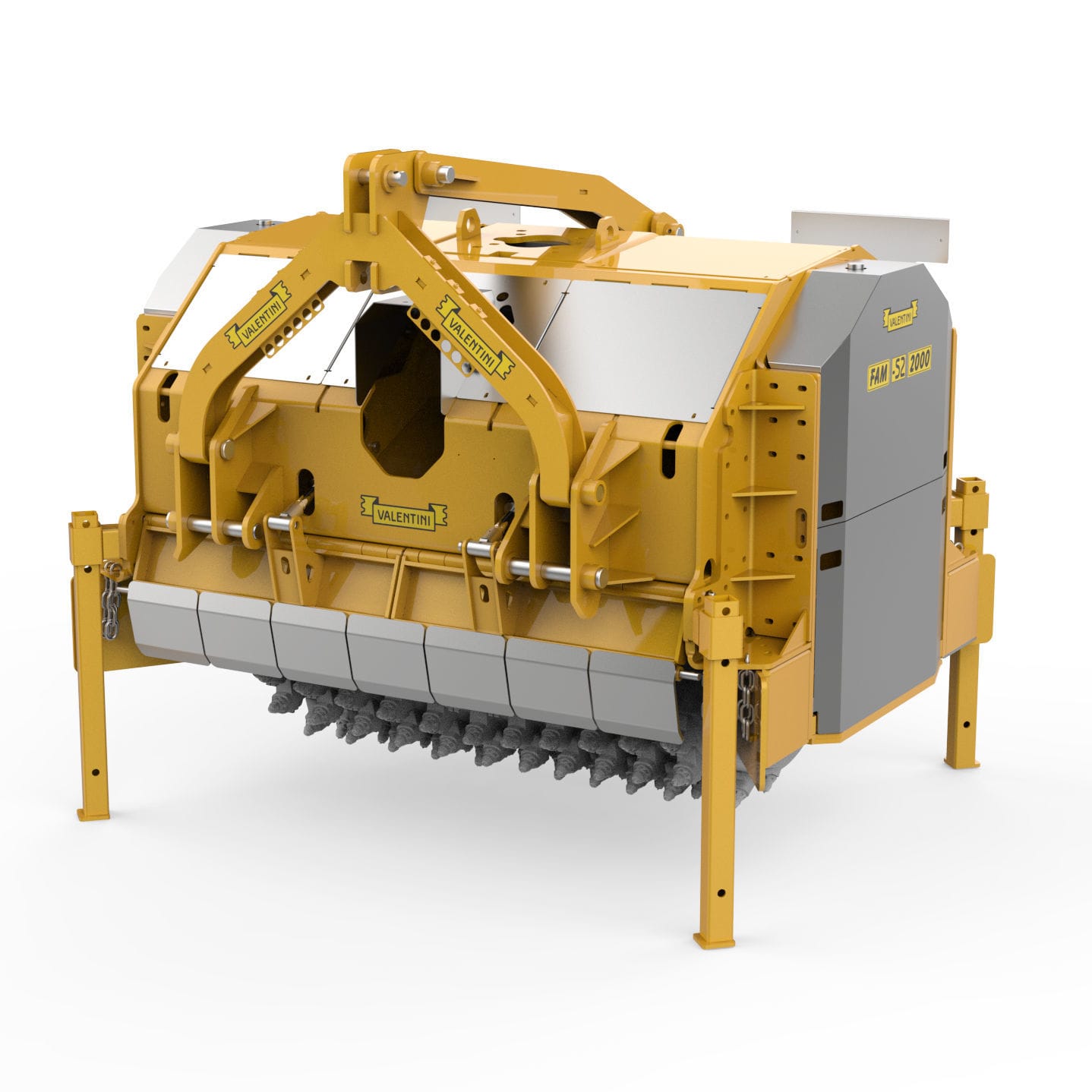 Stone crusher with hydraulic adjustment - FA-M – ATTILA-M - Valentini ...