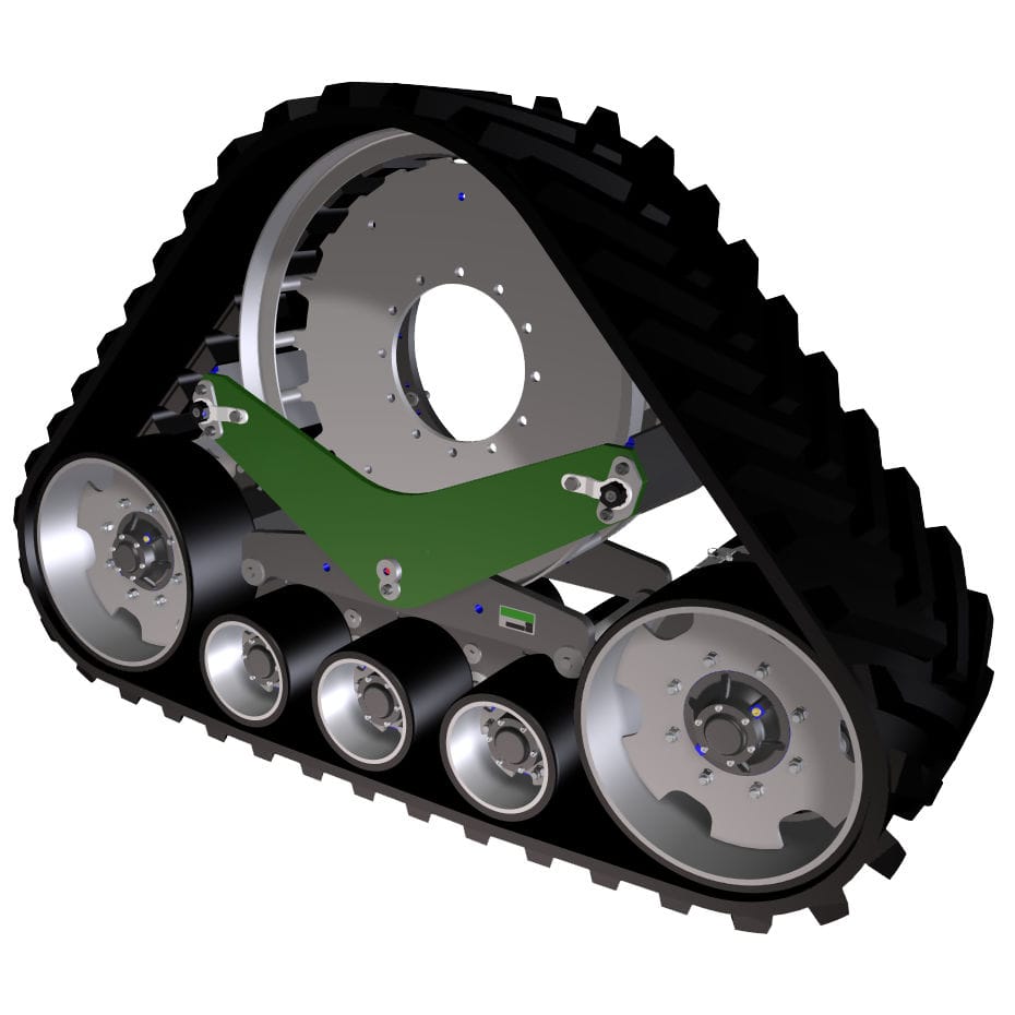 Tractor track conversion system - F - Zuidberg - for harvesters