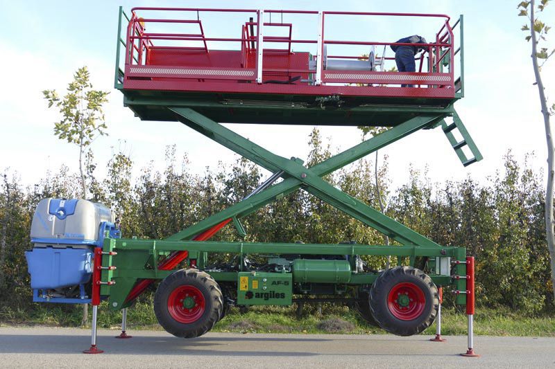 Greenhouse harvest trolley - AF-5 - Argiles Maquinaria de Recolección ...