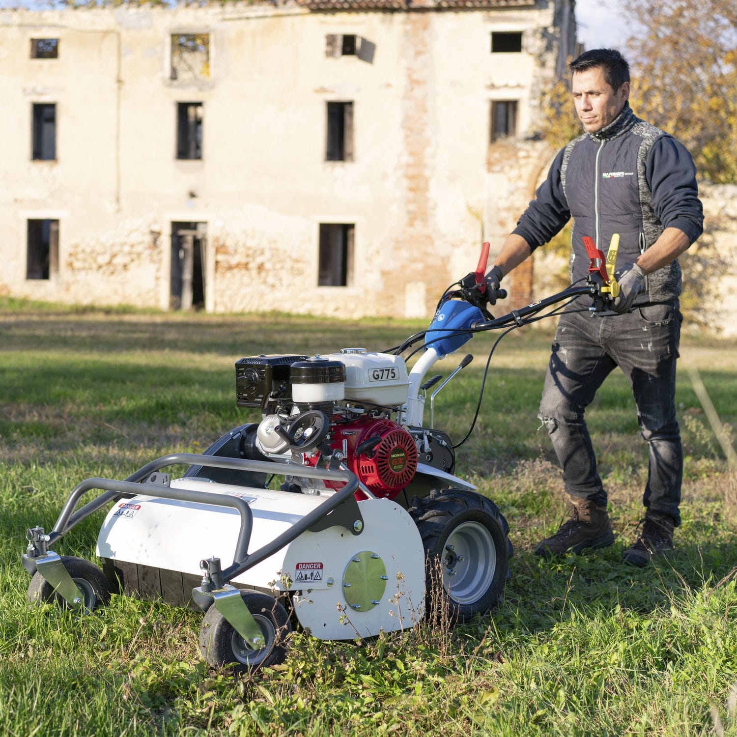 Motor-mower - G/775 - Barbieri Group - flail / 40 blades / grass