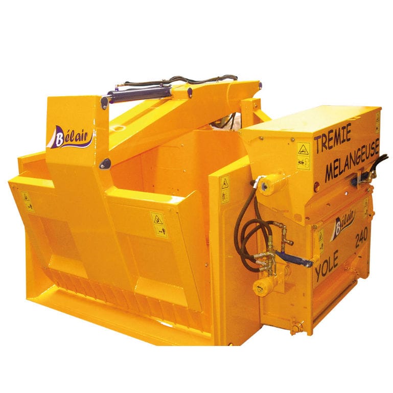 Mounted straw spreader - YOLE 240 - Belair - electric