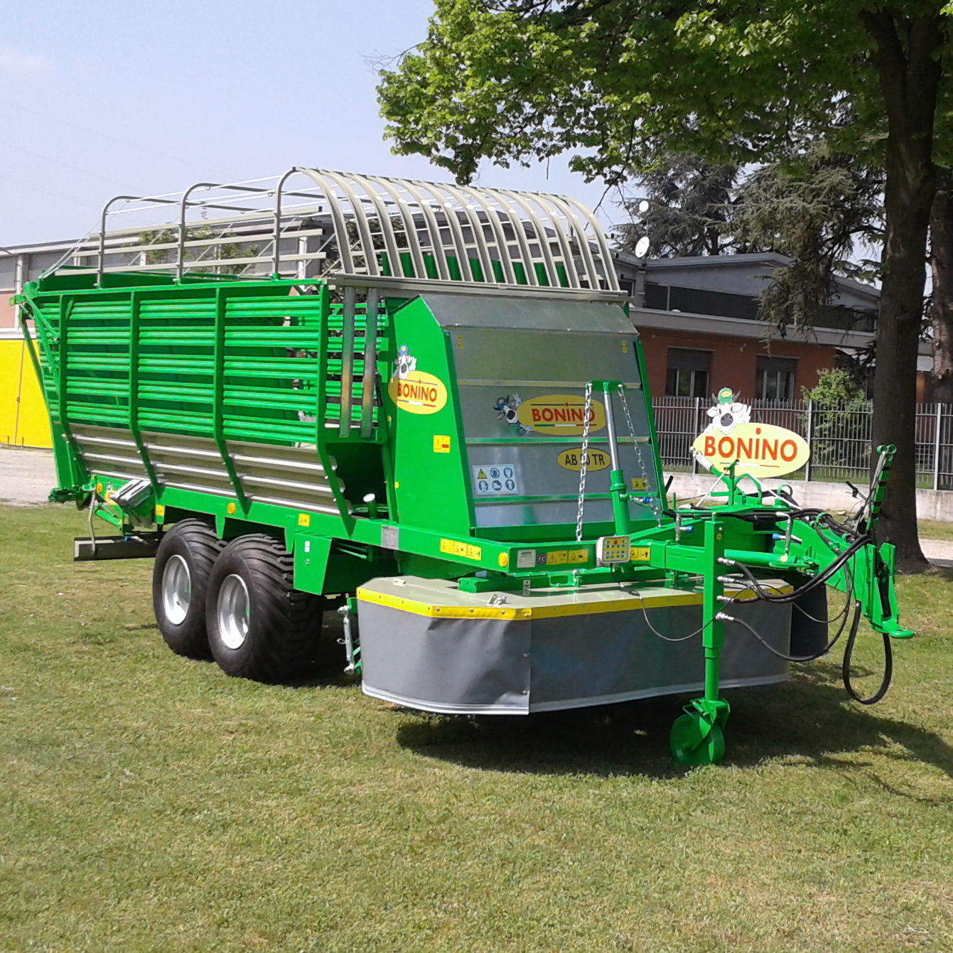 Loader wagon - AB 50 TR - Bonino - 2-axle / silage / with mechanic braking