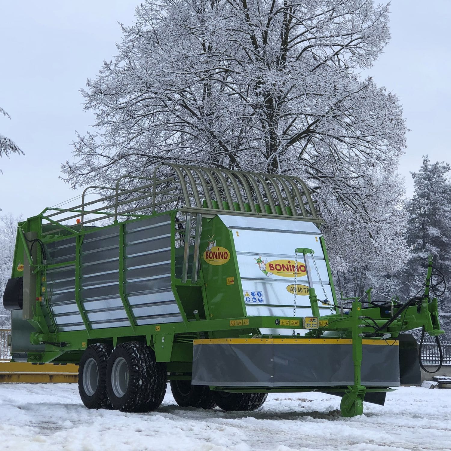 Loader wagon - AB 60 TR - Bonino - 2-axle / forage / vegetable