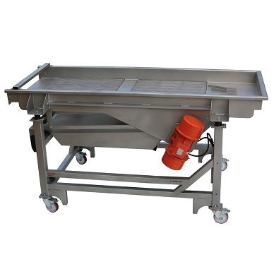 Grape sorting table - Delta TRV 20/25/35 - Bucher Vaslin - vibrating mesh / automatic / mobile