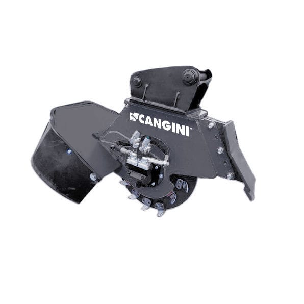 Excavator stump grinder - FC series - Cangini - hydraulic drive