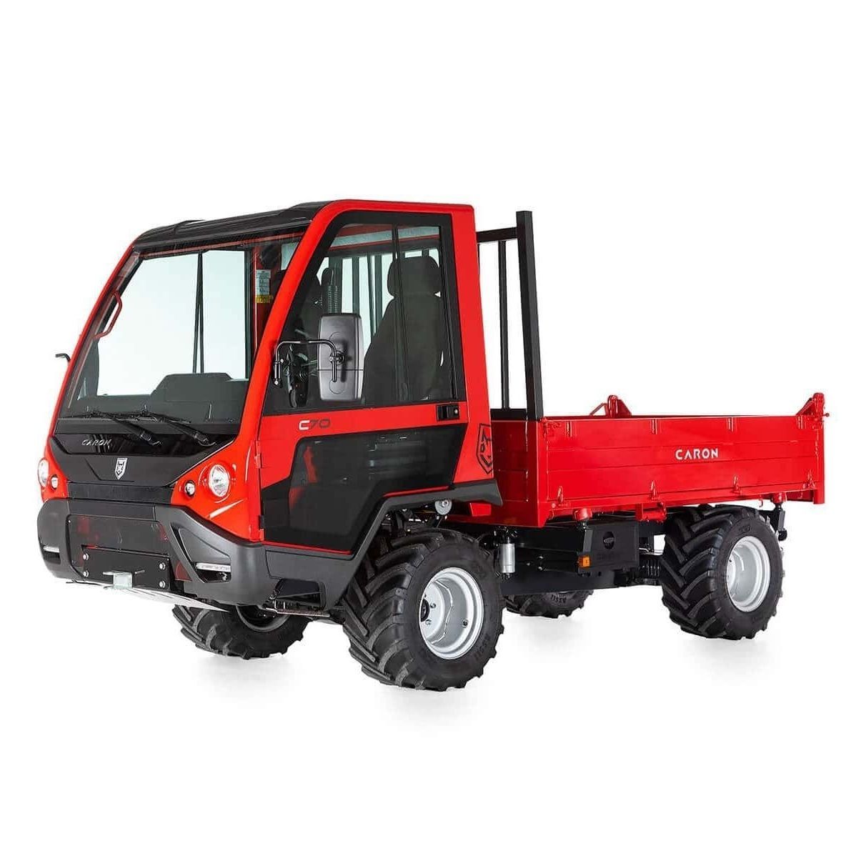 2-person utility vehicle - C series - Caron - diesel / 4x4 / with dump bed