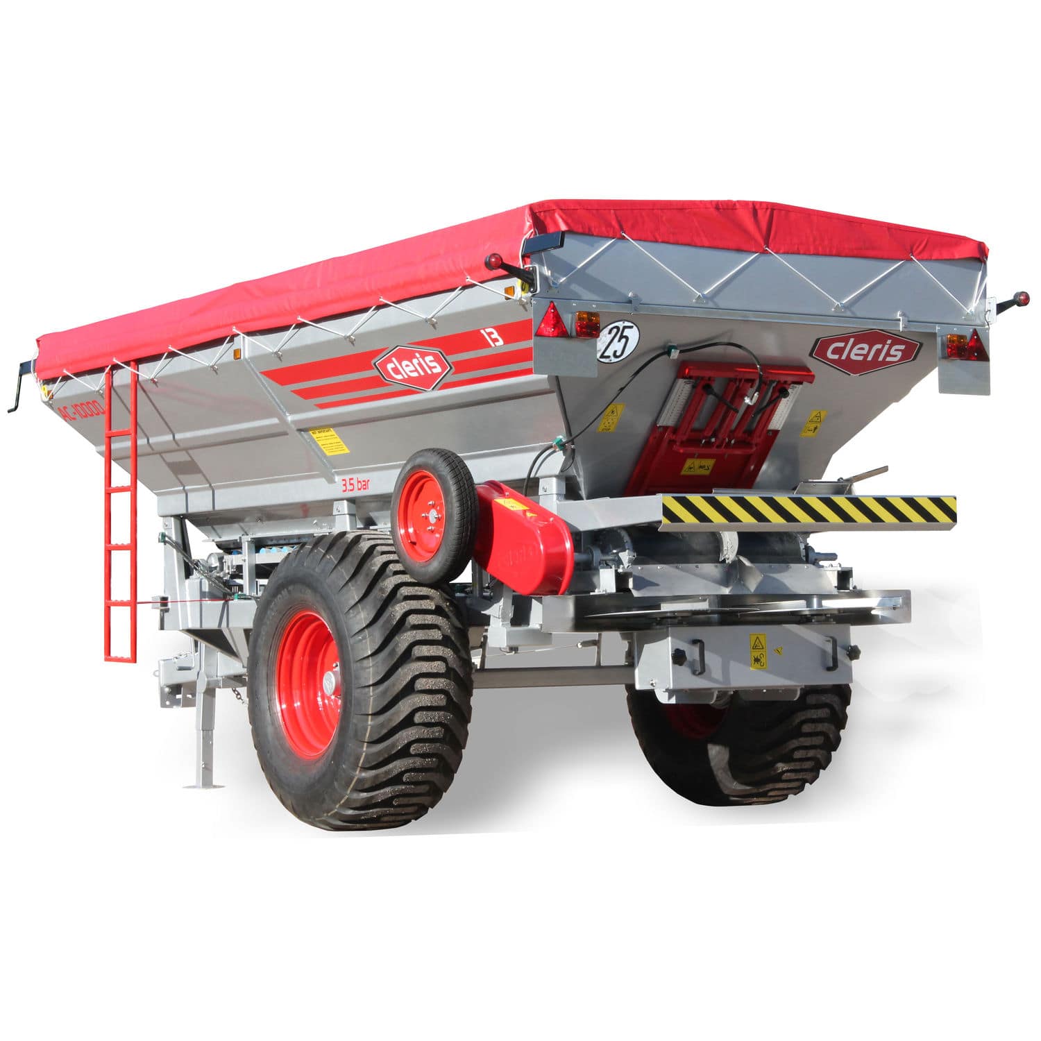 Towed fertilizer spreader - AC-10.000 - Cleris Industrias - solid ...