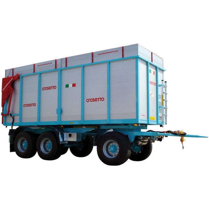 Tipping trailer - CMR201/202 - Crosetto srl - 3-axle / agricultural ...