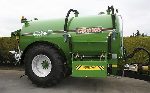 Single-axle slurry tanker - Road Wash - Cross Agricultural Engineering ...