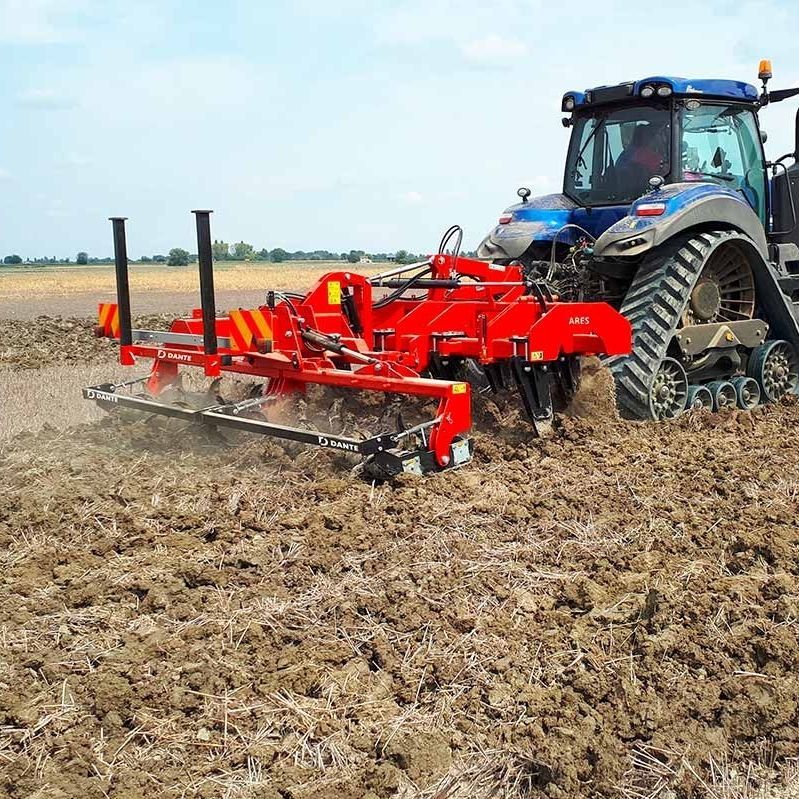 7-shank subsoiler - ARES XL - Dante Macchine - 9-shank / with hydraulic adjustment / 3-point hitch