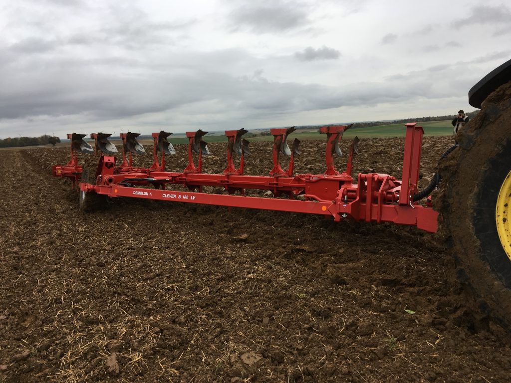 Mouldboard plow - 180 B - Demblon - semi-mounted / reversible