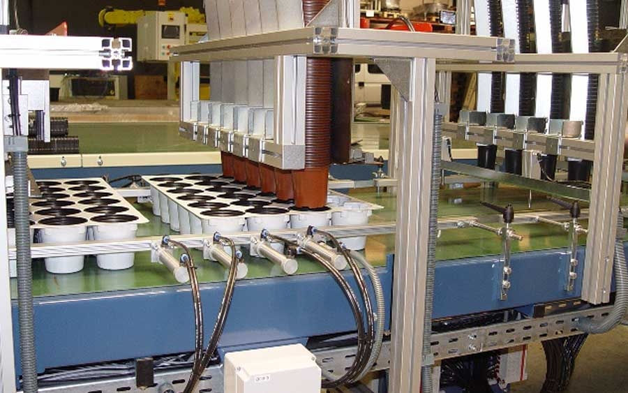 Tray destacker - Demtec - for pots / automatic