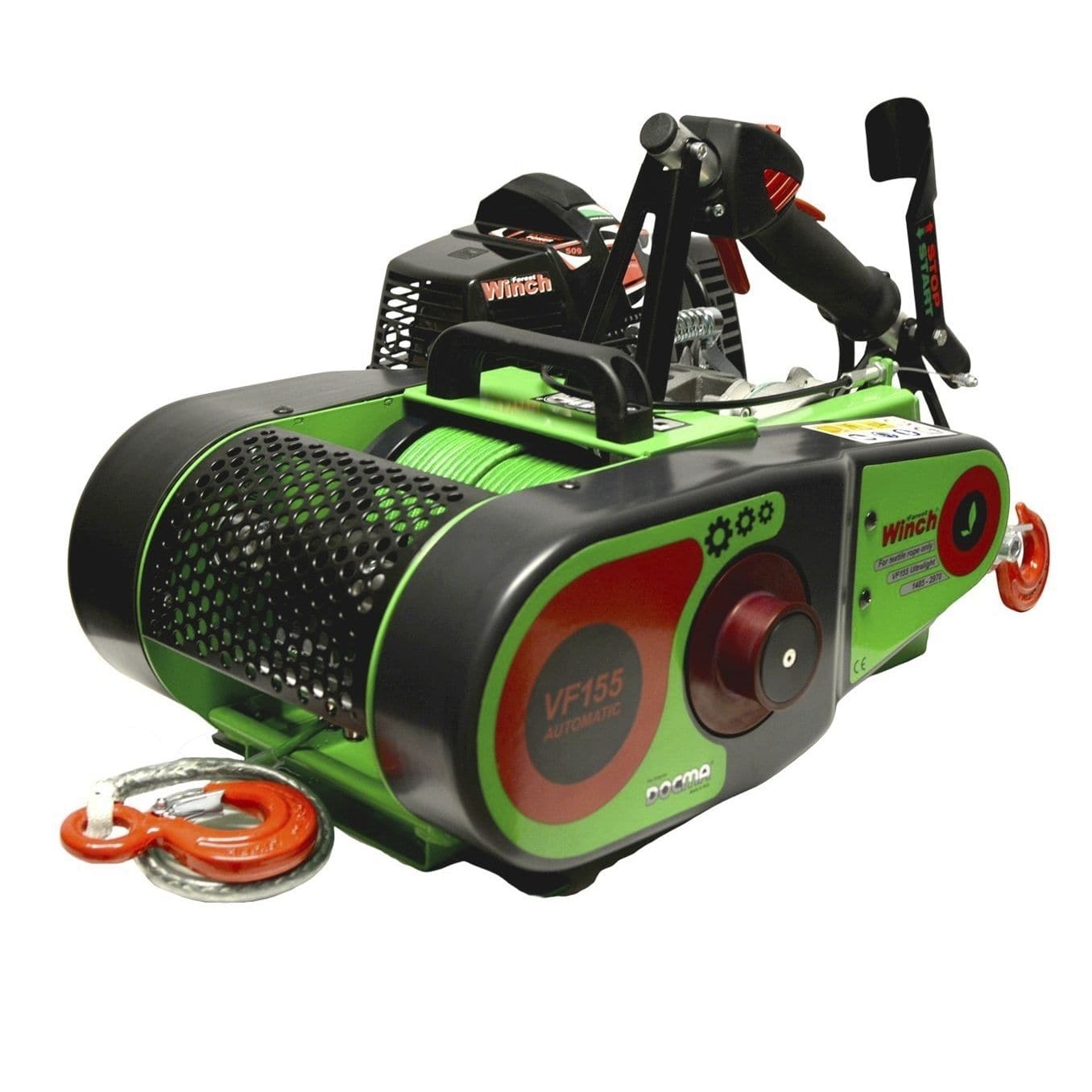 Mechanical forestry winch - VF155 AUTOMATIC - Docma srl - tractor mounted