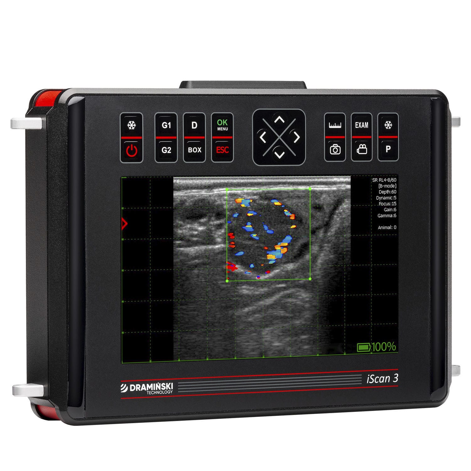 Full-color Doppler veterinary ultrasound system - iScan 3 - DRAMINSKI S ...