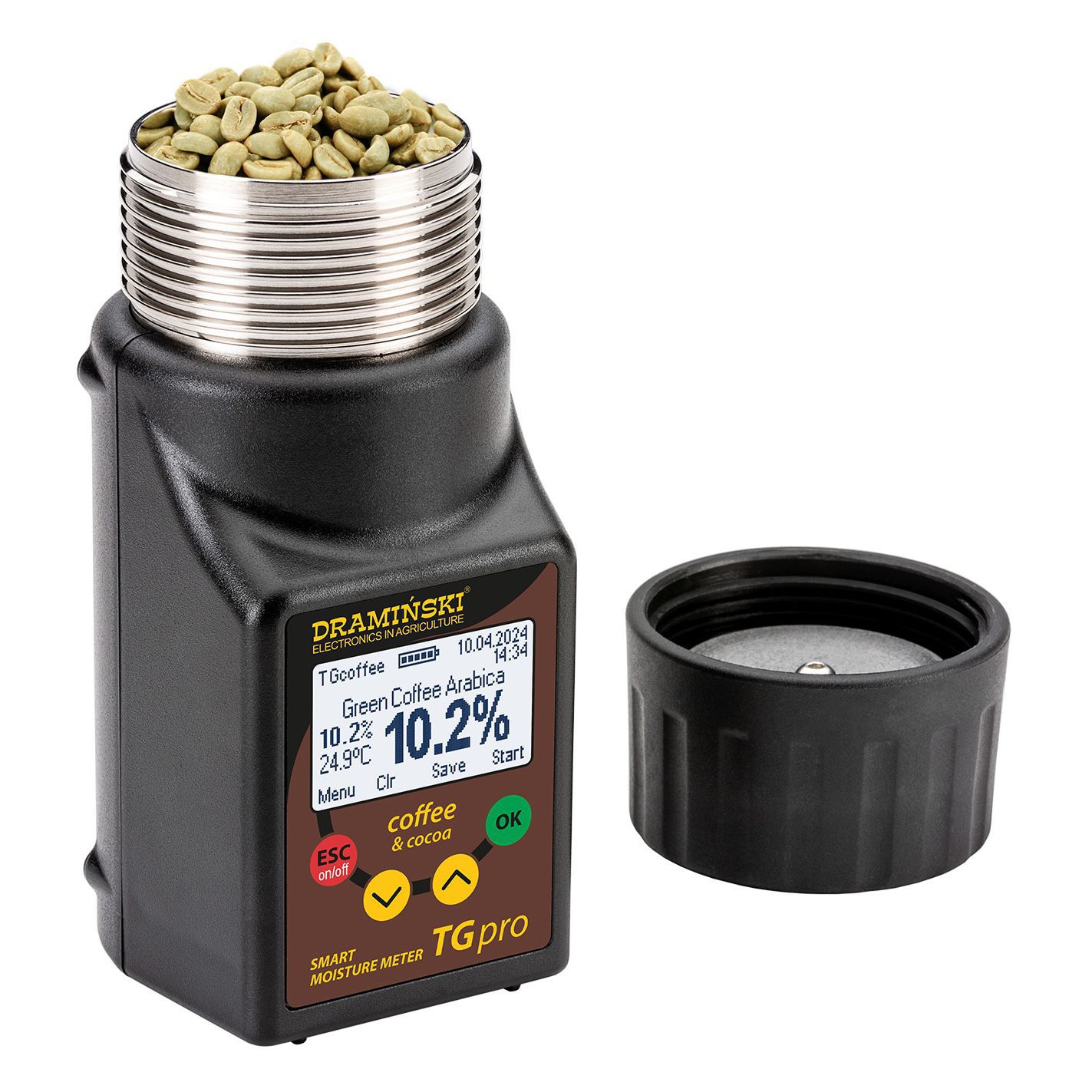 Coffee moisture meter - TG pro - DRAMINSKI S.A. - handheld / with ...