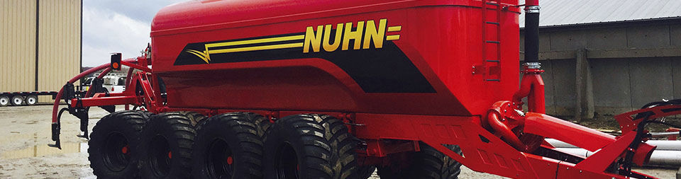 4-axle slurry spreader - Nuhn Industries Ltd.