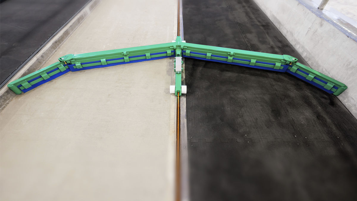 Wire rope manure scraper - SW Series - GEA - straight / V