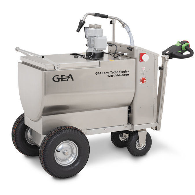 Towed calf milk cart - F4650 - GEA - with motorized wheels