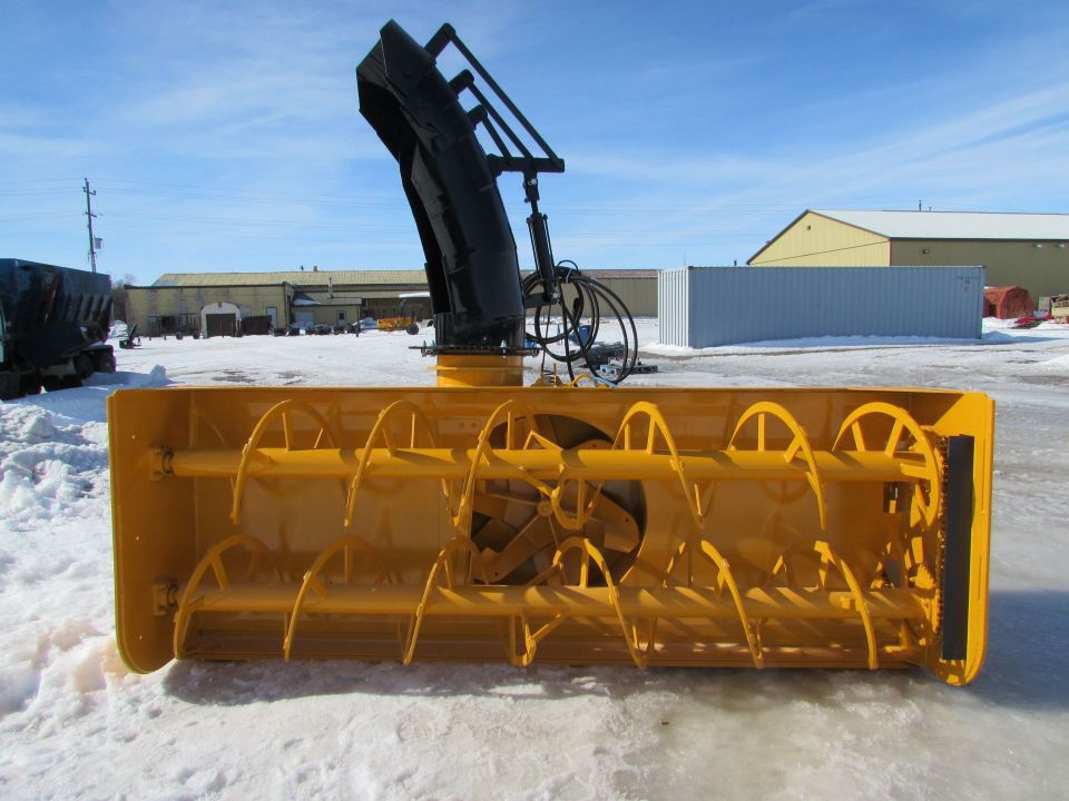 Mounted snow blower - HD Series - LuckNow Products - 2-auger