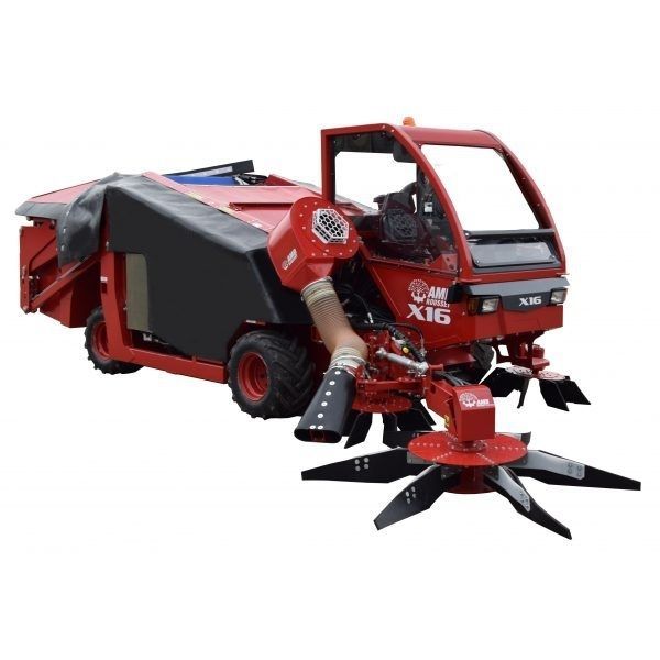 Fruit harvester machine - X16 - AMB Rousset - nuts / self-propelled