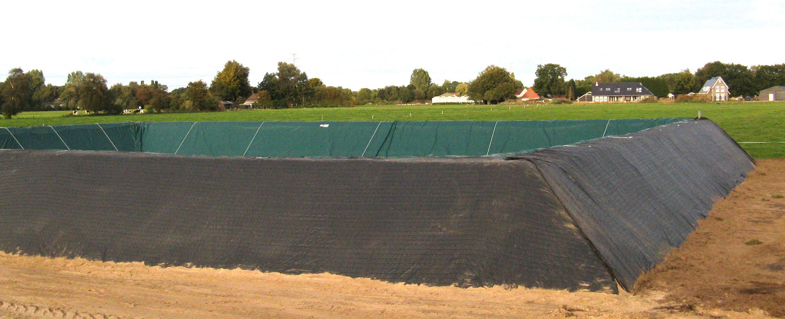 Slurry reservoir - Genap - open / plastic / storage