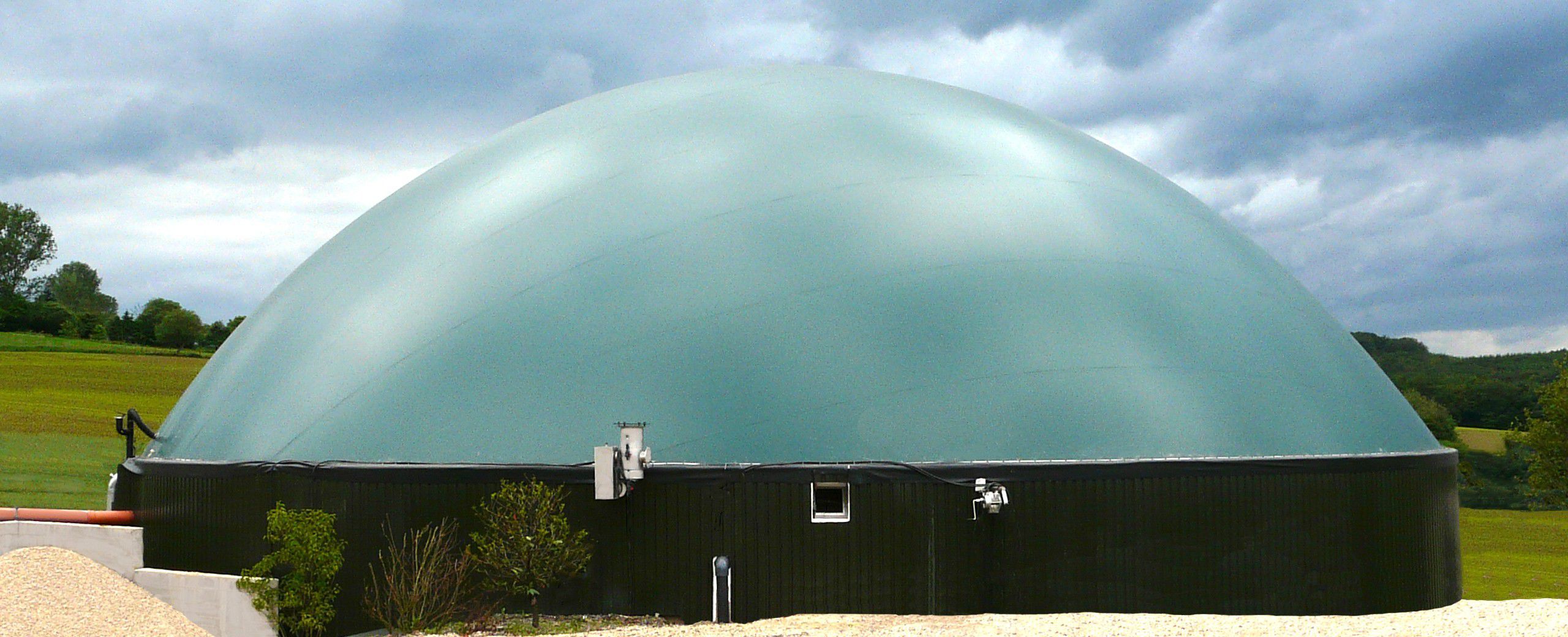 Silo protective cover - Genap - PVC / biogas / double membrane