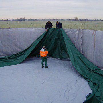 Silo protective cover - Genap - EPDM / PVC / biogas