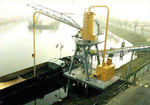 Ship unloader - TOUR - Vigan - bulk materials / pneumatic