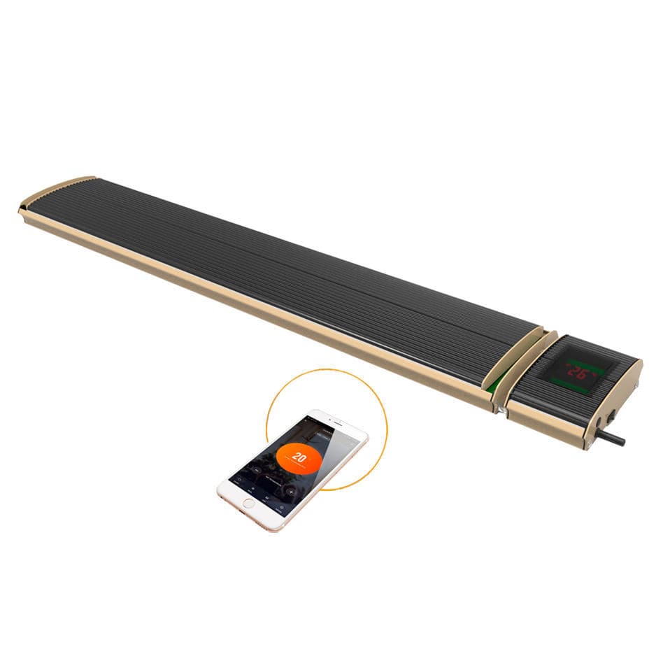 Ceiling-mounted infrared heater - INFRA MAN WIFI - MET MANN - wall-mounted