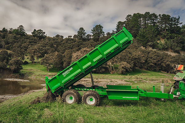 Dump trailer - LoadMax TX108 TX110 TX114 - Hustler Equipment - 2-axle ...