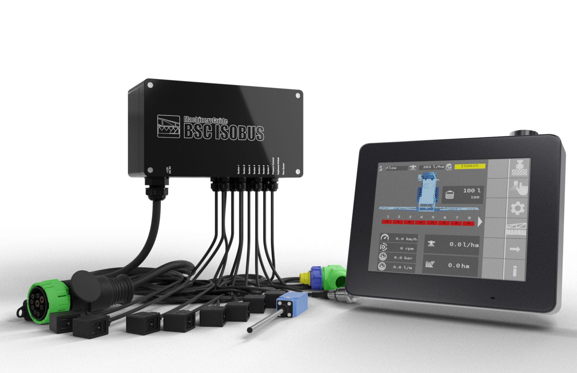 Spraying control system - BSC - MachineryGuide - ISOBUS / variable-rate ...