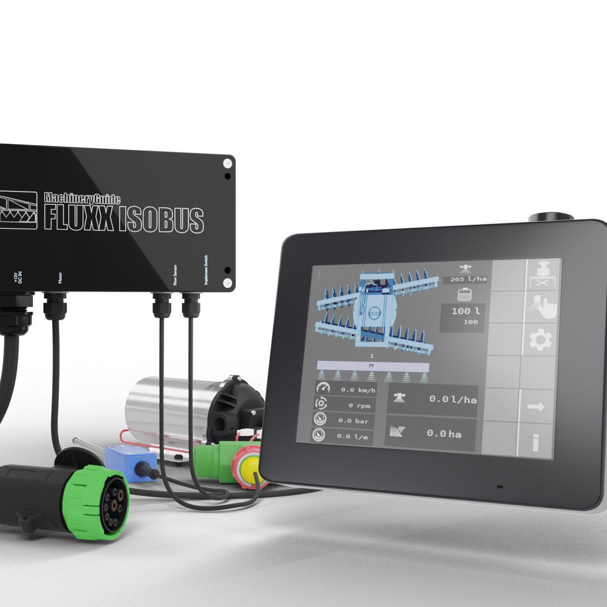 Fertilizer application control system - FLUXX - MachineryGuide - ISOBUS ...