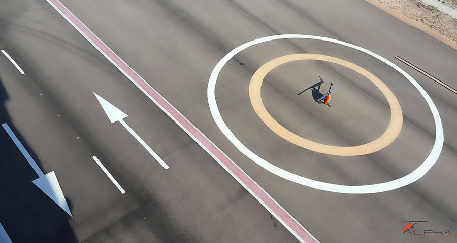 Rotary wing agricultural drone - ALPHA 800 UAV Helicopter - Alpha ...