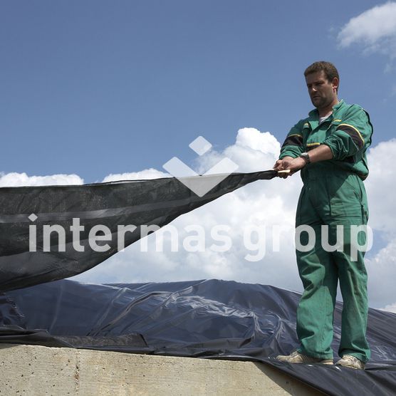 Silage protective cover - SILOTEX® Series - INTERMAS - polyethylene ...
