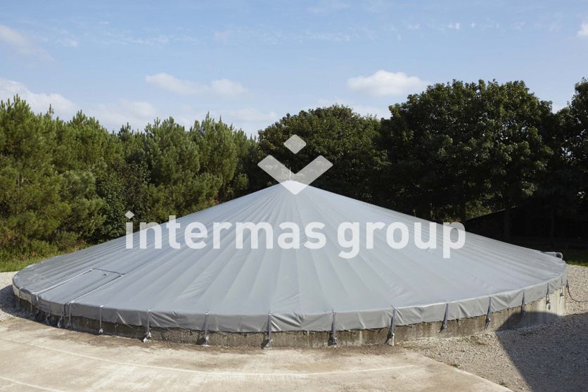 Silo protective cover - CHAPO - INTERMAS - polyester / PVC