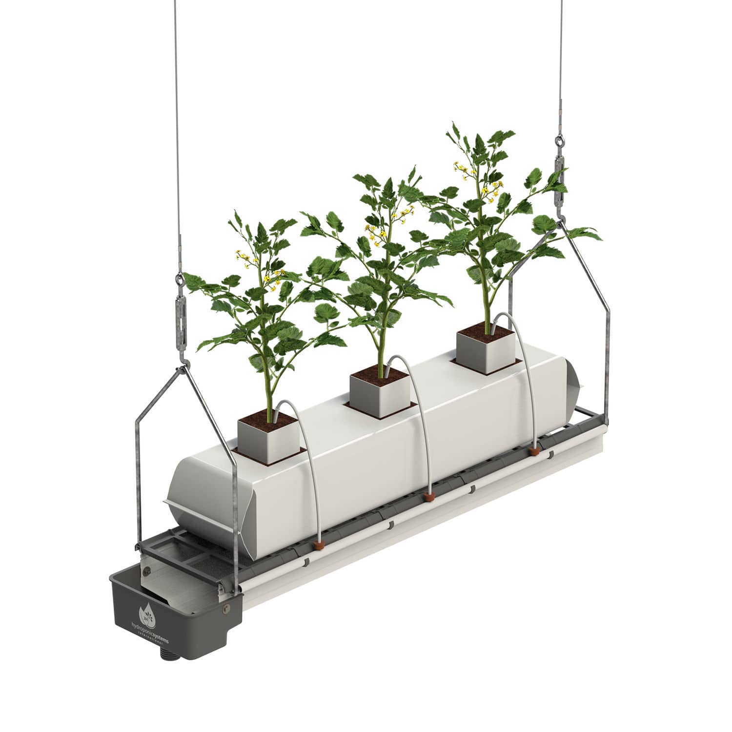 Hydroponic crop irrigation gutter - HS Evolution - HYDROPONIC SYSTEMS ...