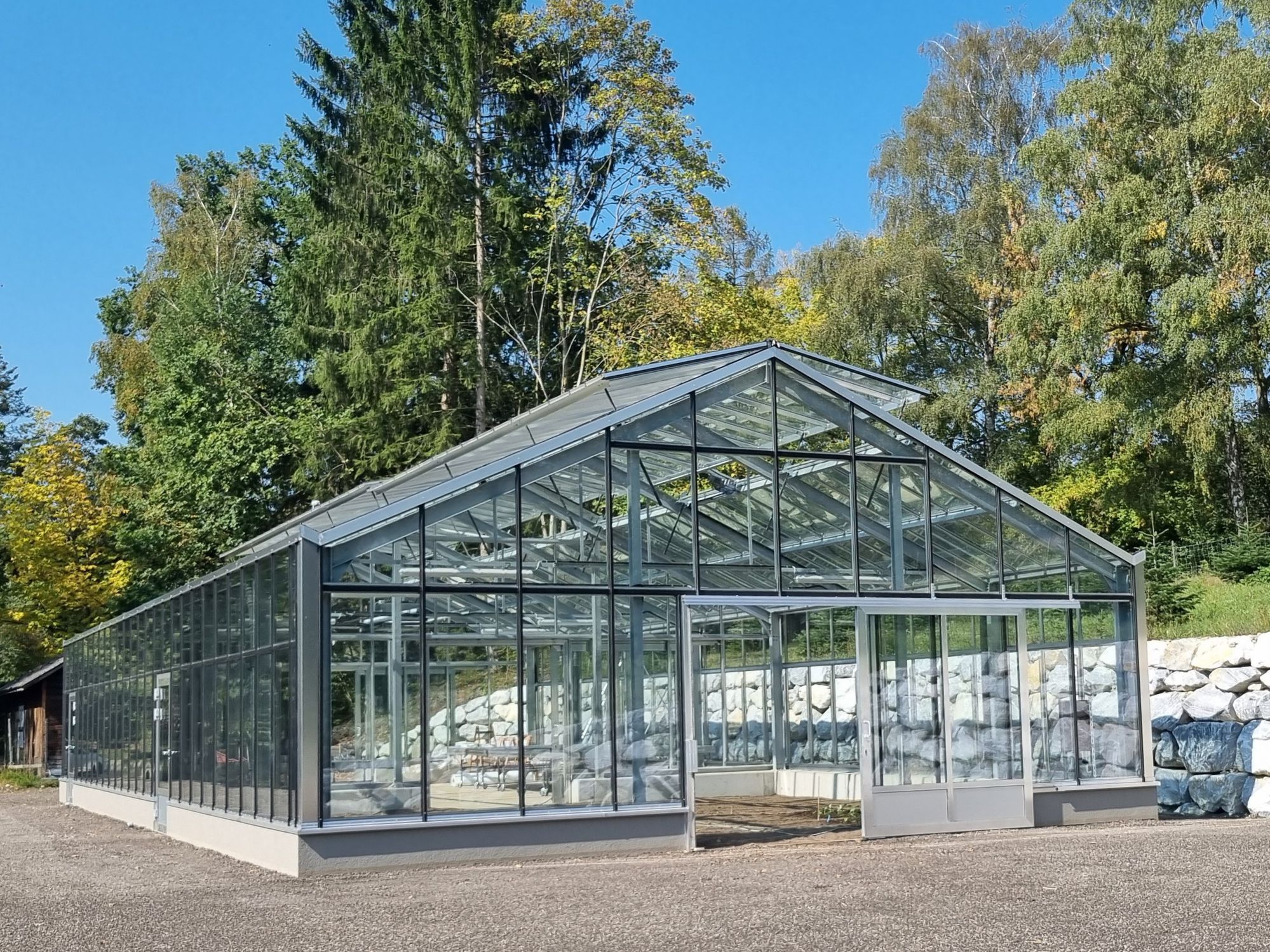 Even-span greenhouse - Kräss GlasCon GmbH - research / botanical ...