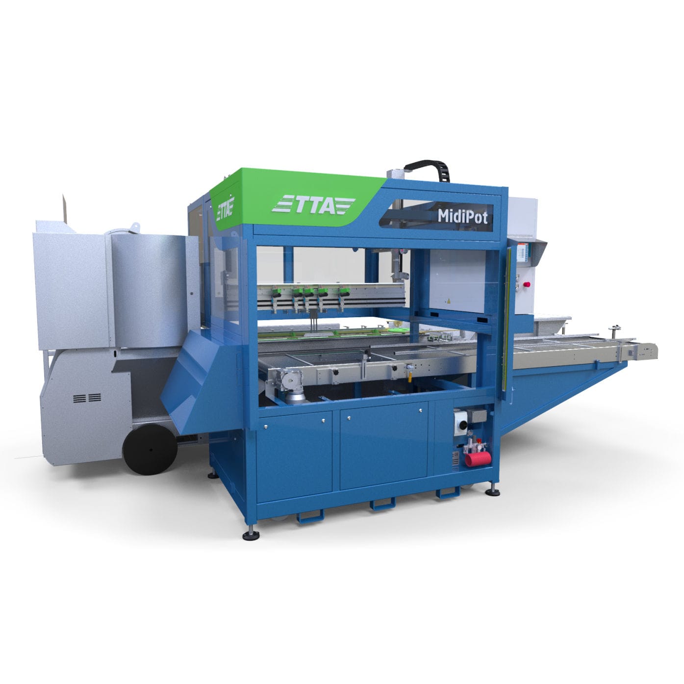 Tray transplanting machine - MidiPot - TTA Tuinbouw Technisch Atelier B ...