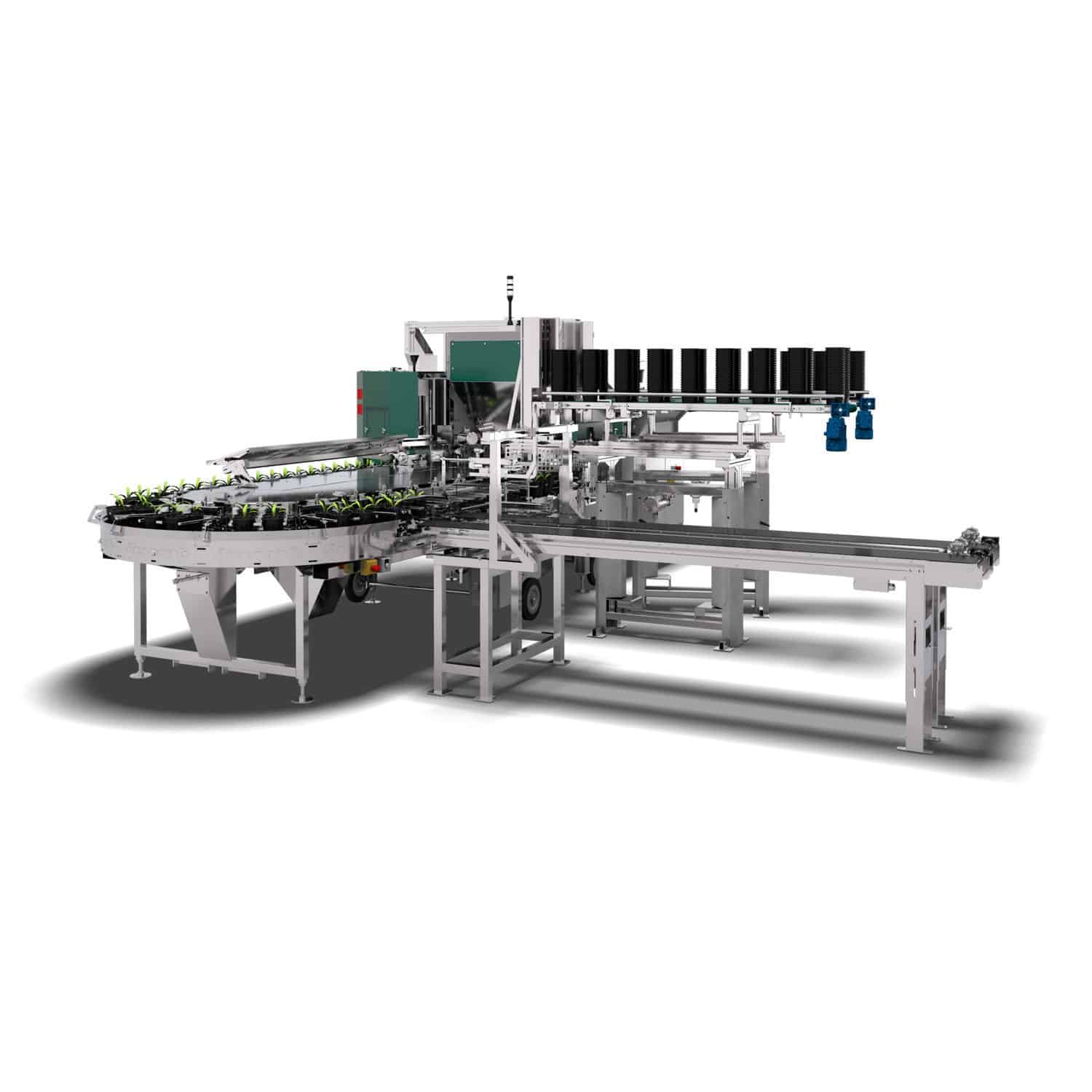 Automatic pot filling machine - TM 2700XL - Visser Horti Systems