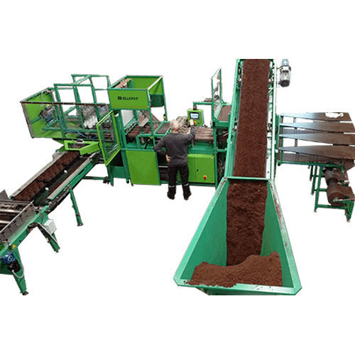 Automatic tray filler - H-304 JUMBO - Ellepot - for biodegradable pots