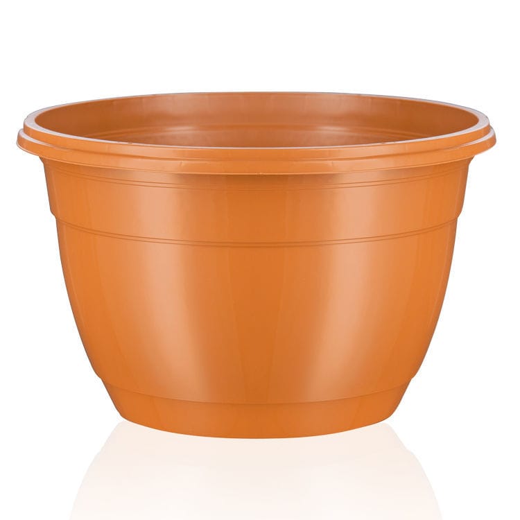 Recycled plastic pot - MAL series - Pöppelmann GmbH & Co. KG - round ...