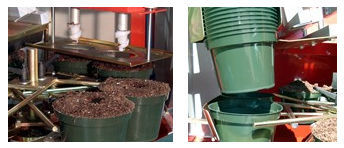 Automatic pot filling machine - Economy - AgriNomix LLC