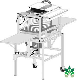 Automatic tray seeder - Growing Systems Inc - coated seed / vacuum