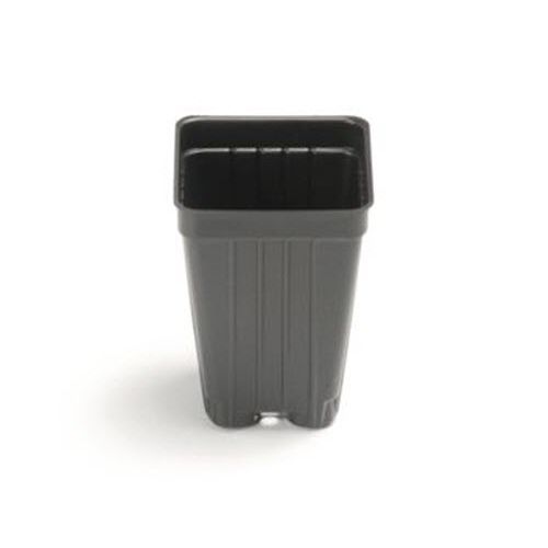 Plastic pot - 225P - Landmark Plastic - square / black