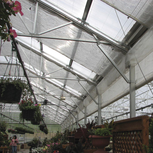Shade screen system - VRE Systems - for greenhouses